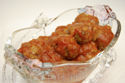 Bread + Butter: Oven Steamed Meatballs
