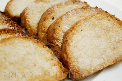 Bread + Butter: Buttered Toast Crisps