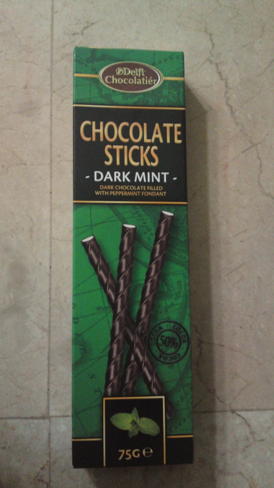 Cooking in Small Spaces: Today's discovery- Dark Mint Chocolate sticks