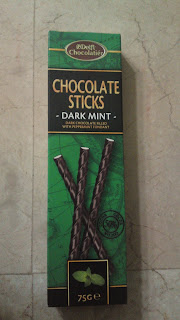 Cooking in Small Spaces: Today's discovery- Dark Mint Chocolate sticks