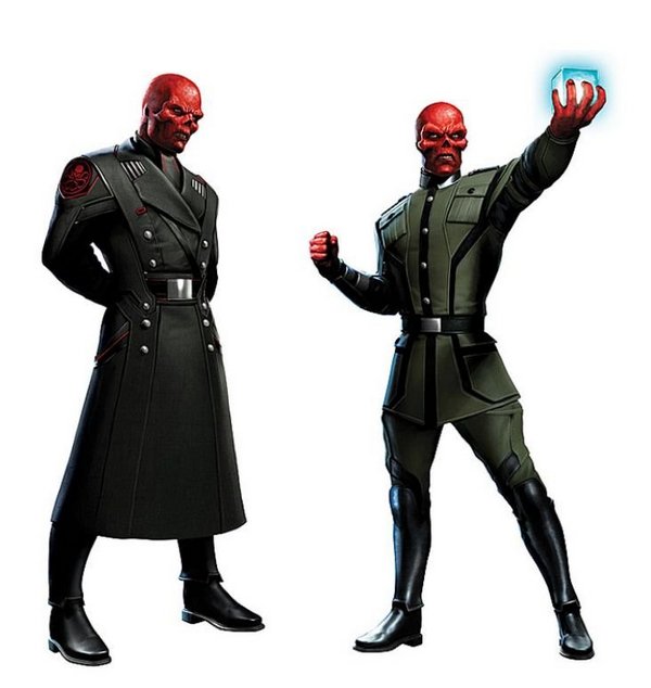 LAS CRÓNICAS DE AXA: Arte conceptual de Red Skull