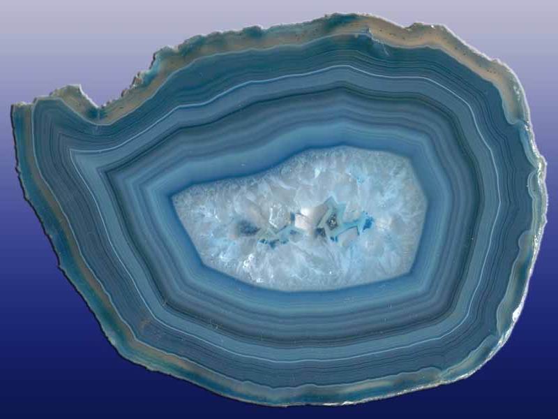 Cristal Lapidado: Ágata - Pedra do estudo