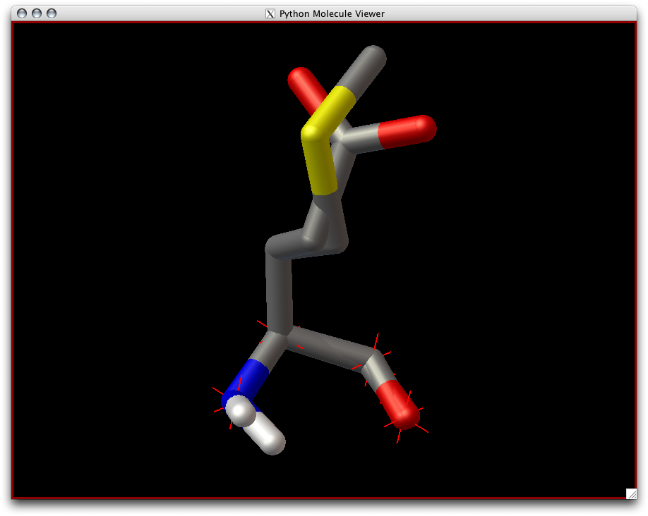 Python Molecular Viewer: Aligning Small Molecules