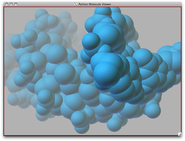 Python Molecular Viewer: Kill the shine.