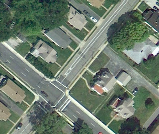 WALK LAUREL: Aerial view of Laurel: Google updates its maps