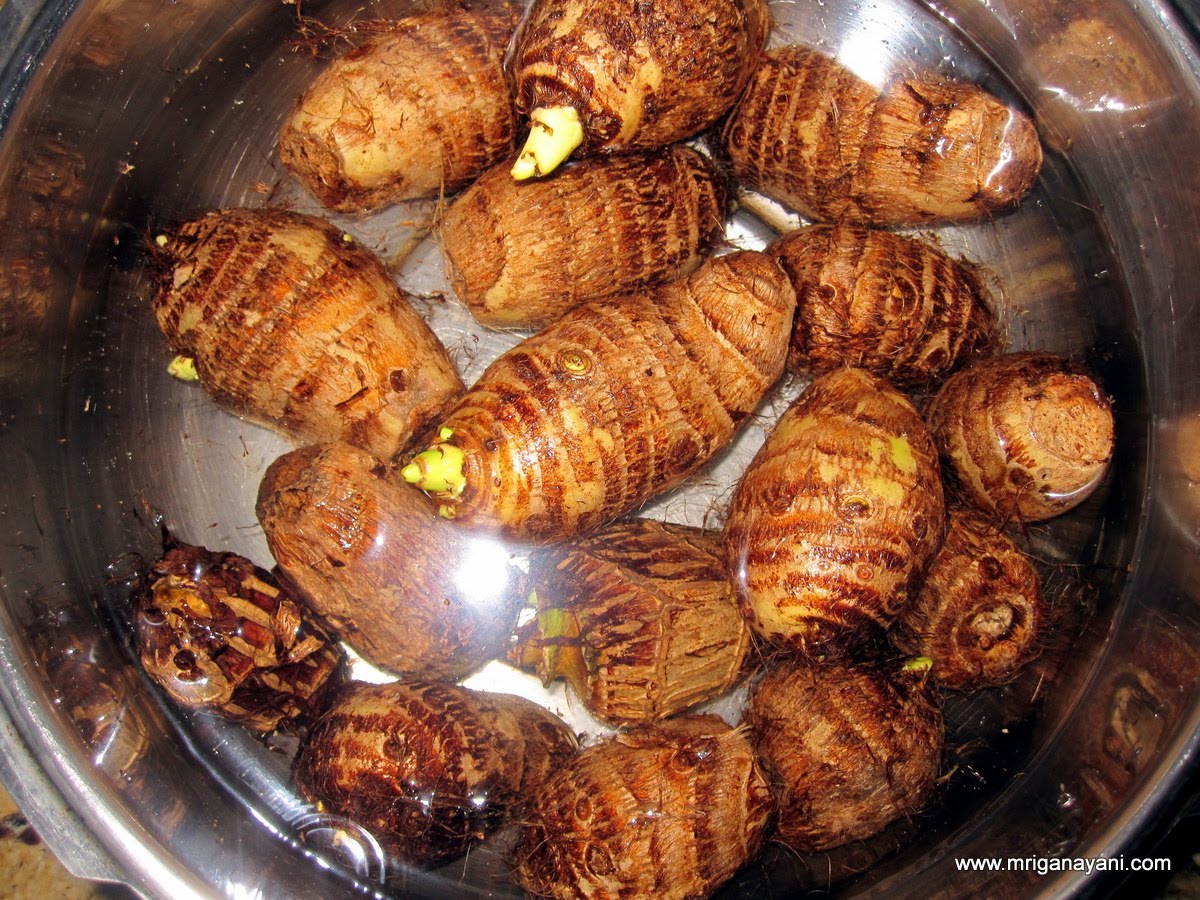 Love & Lentil: Mazedaar Arbi - Marinated Taro Roast