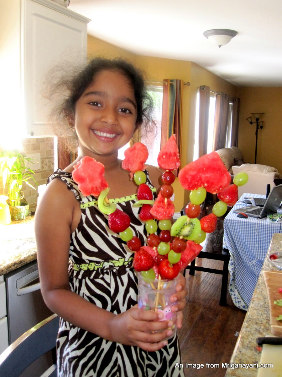 Love & Lentil: Summer Fun for Kids: Make your own Fresh Fruit Bouquets!