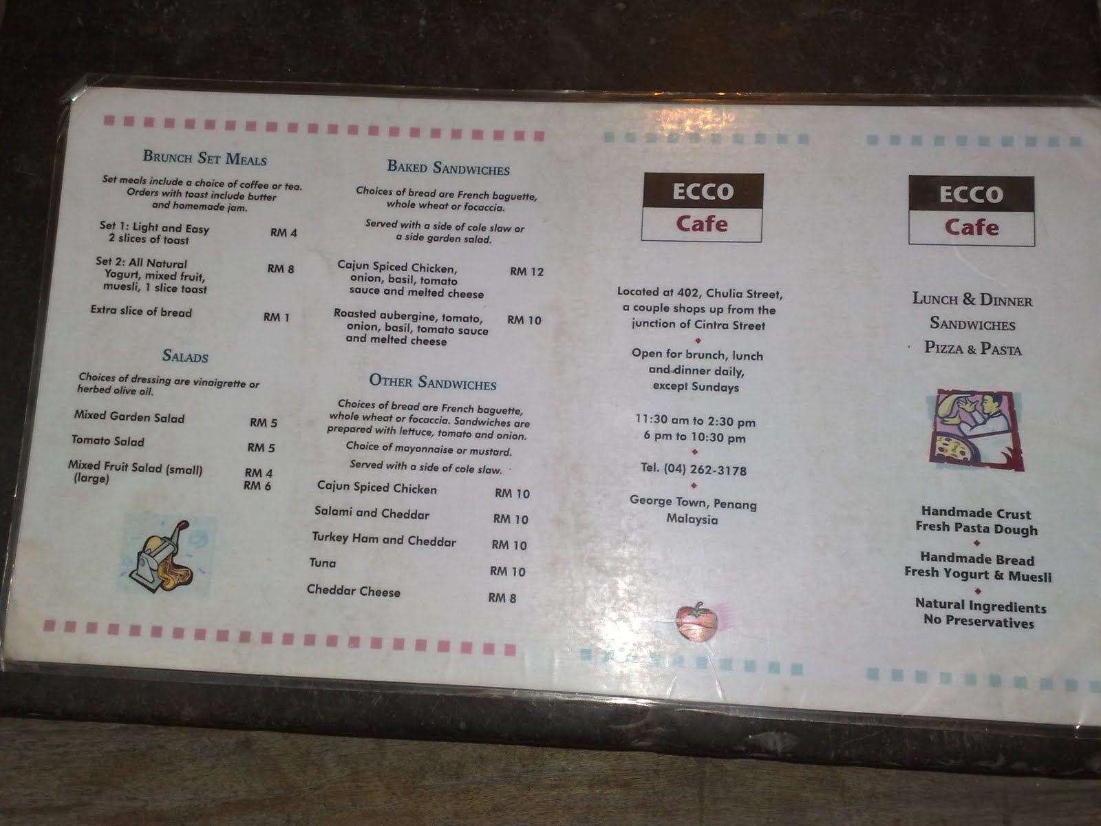 It's About Food!!: Ecco Cafe at Chulia Street