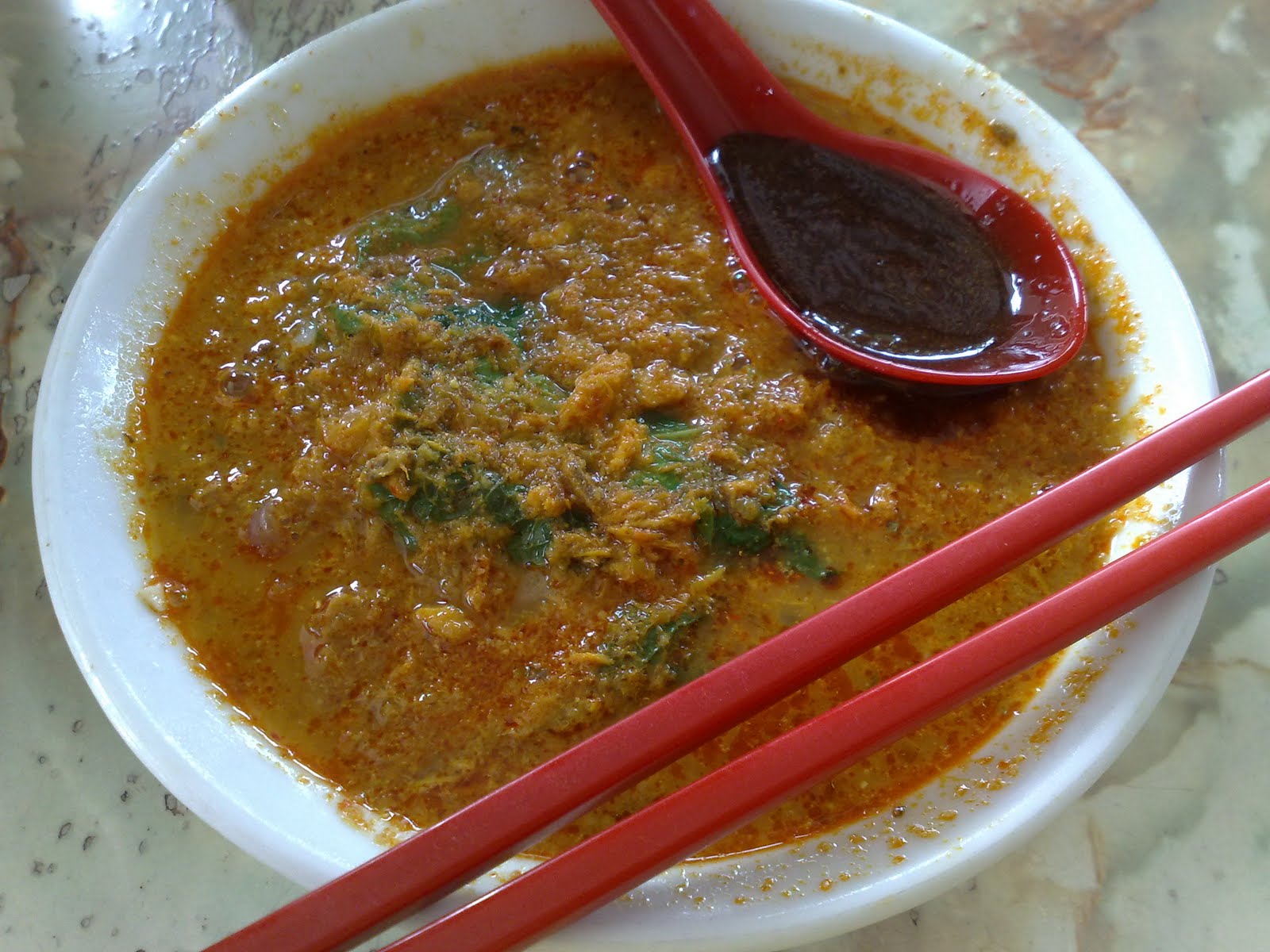 It's About Food!!: Siam Laksa @ Nan Guang 南光 Kopitiam, Jalan Balik Pulau