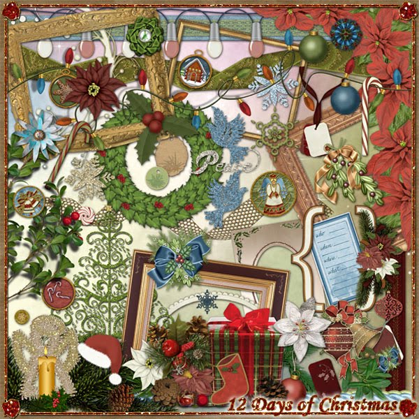 Amy W.'s Scrap-A-Lot: 12 Days of Christmas Freebie & a Sale!