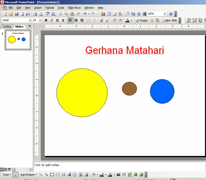 fieyhaniezz: tutorial membuat animasi gerhana matahari