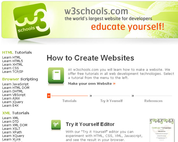 Freaky Inert: W3Schools.com - Belajar Pemrograman Internet Gratis