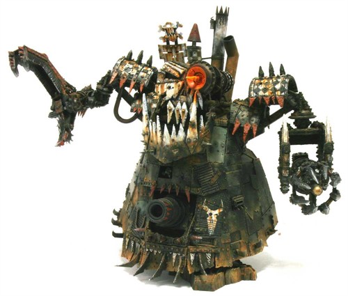 Forgeworld : Ork Stompa with head lifter droppa klaw and belly gun ...