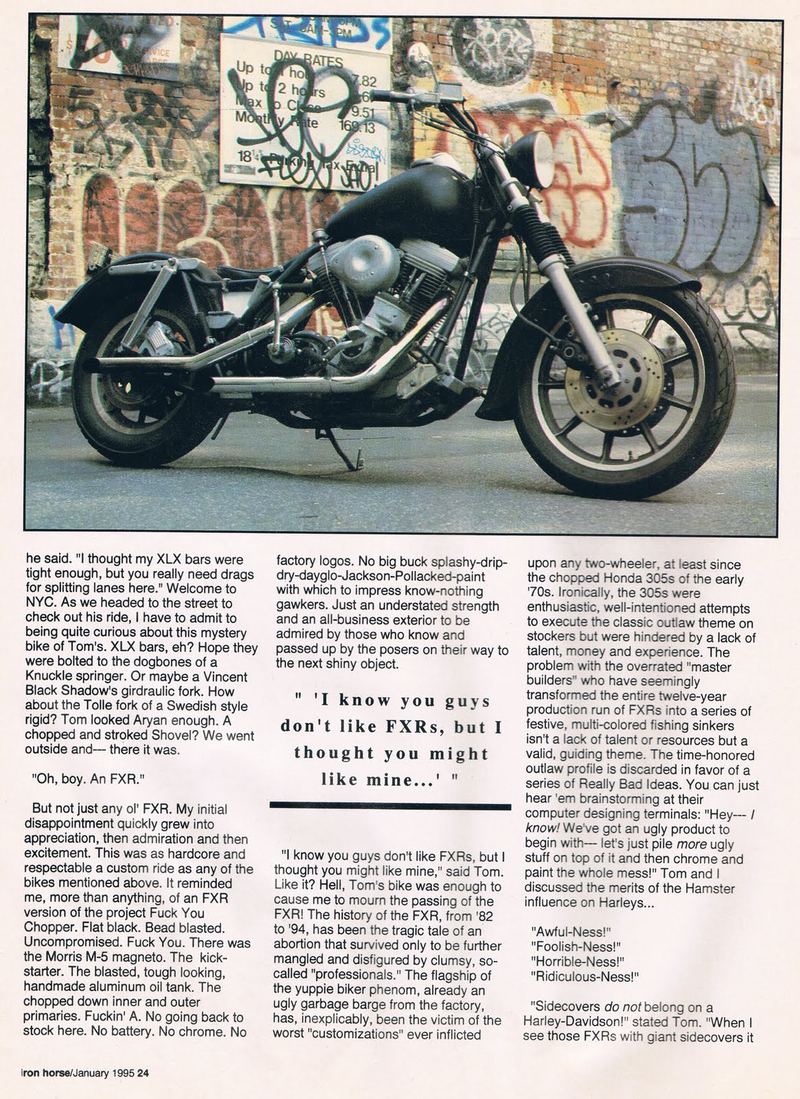 Attack Choppers: Tom Rose's FXR