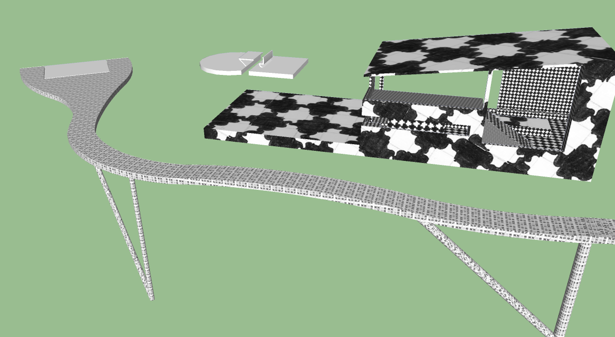 Laura Cowie: Sketchup - Developed Model for Kerr and Initial Bridge and ...