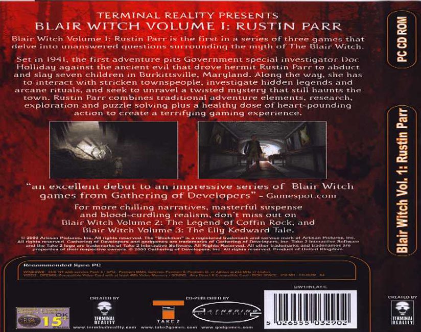 Blair Witch Project Volume I: Rustin Parr - Traducción en español ...