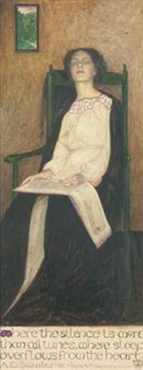 British Art: Maxwell Armfield - 'Where the silence is more than all ...