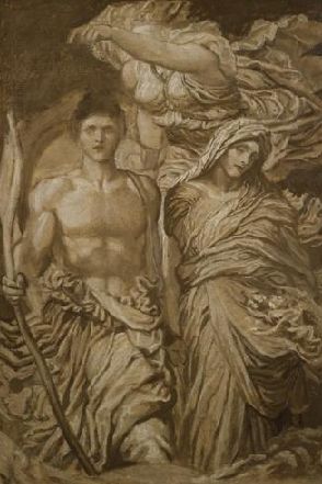 Pre Raphaelite Influenced Art: G F Watts - Time, Death and Judgement ...
