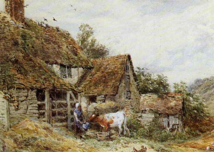 British Art: Myles Birket Foster - two paintings