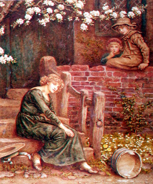 British Art: Kate Greenaway - The Fable of the Girl and her Milk Pail