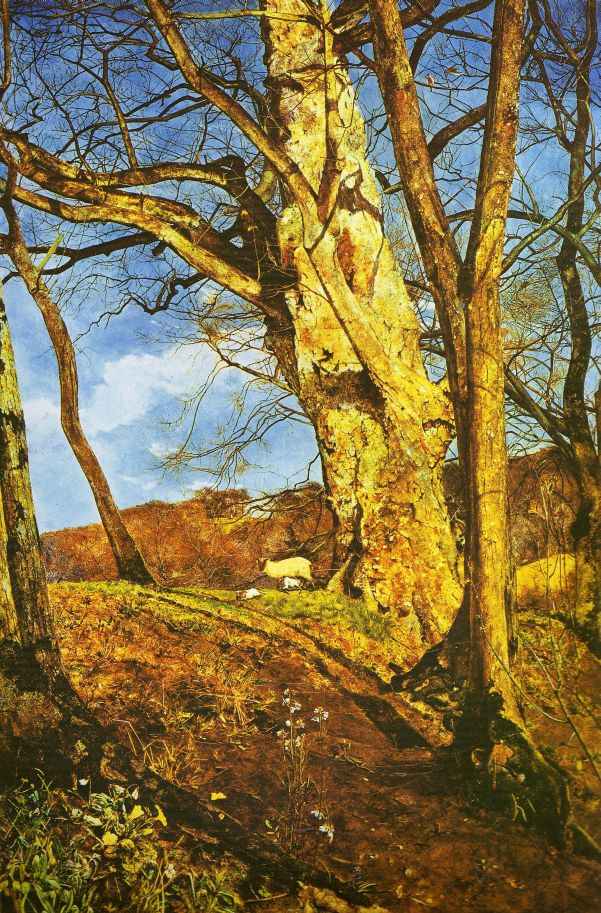Pre Raphaelite Art: John William Inchbold - A Study, in March (1855)