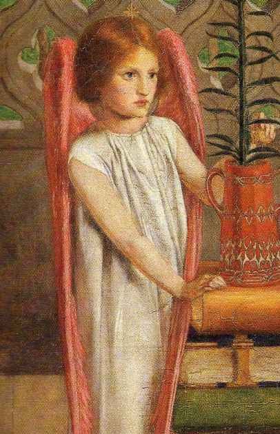 Pre Raphaelite Art: Dante Gabriel Rossetti - The Girlhood of Mary ...