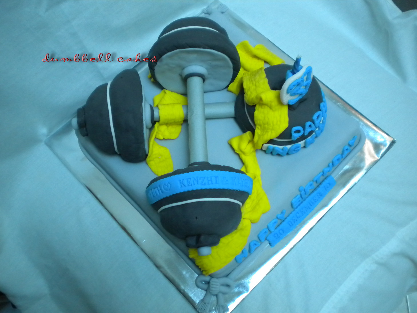 twincakesandcookies: Dumbbell cakes