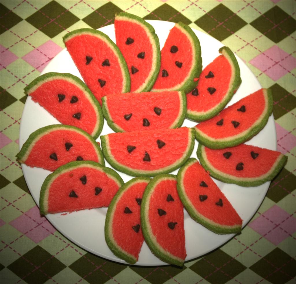 Patty Cakes Bakery: Watermelon Cookies