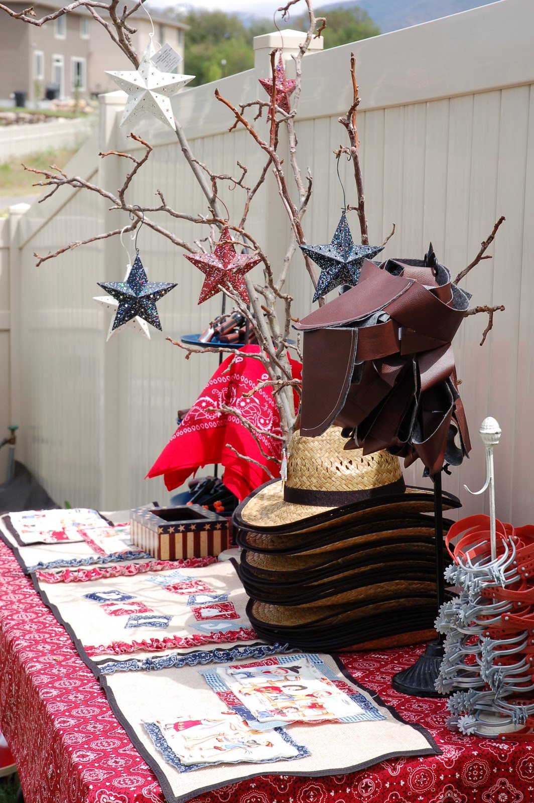 restlessrisa: Cowboy Birthday Party Preparation {Part 4 - The Table}