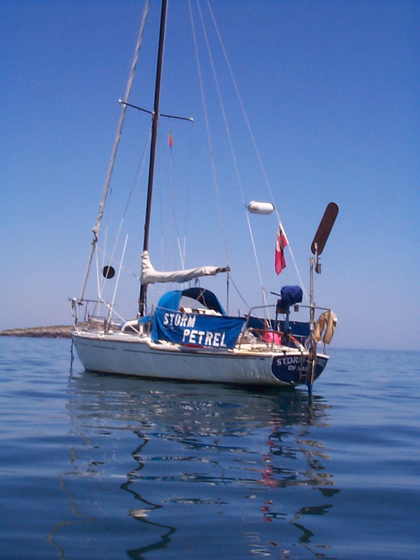 girl in a gale: CVane self made wind-vane self steering
