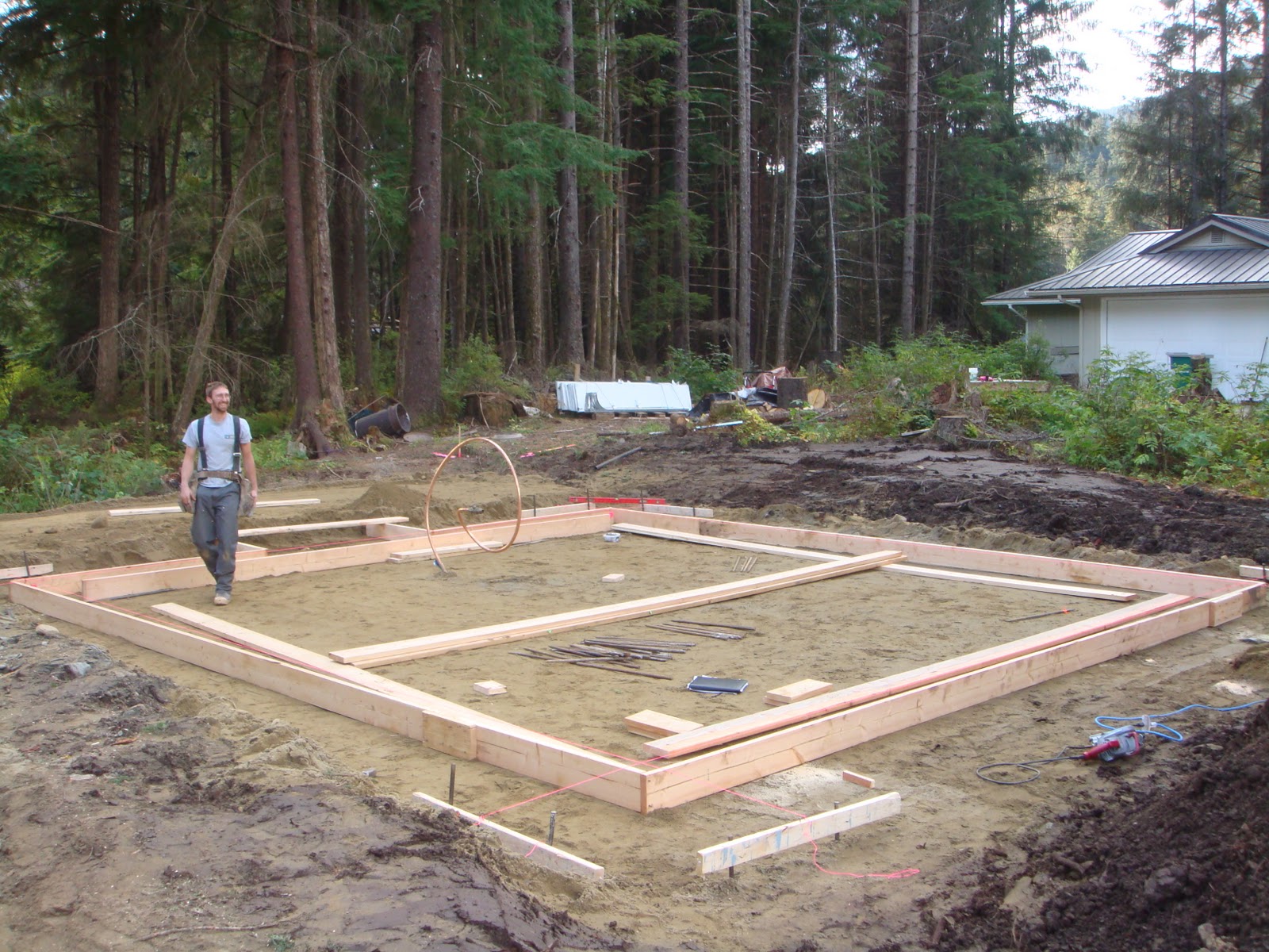 Juneau Douglas High School House Building Project 2010: Batter Boards ...