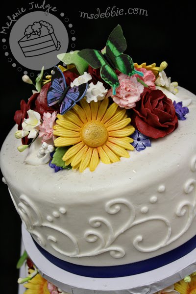 Cake Walk: Spring Flowers Anniversary Cake