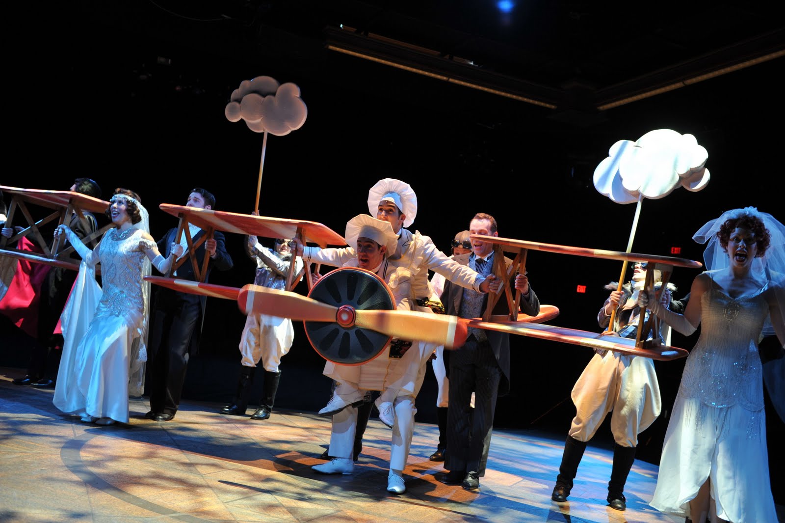 Theatre Projects: Assembling an airplane