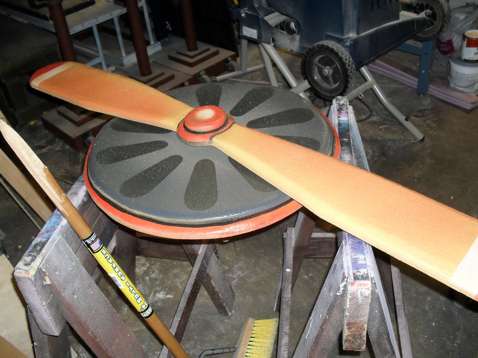 Theatre Projects: Assembling an airplane