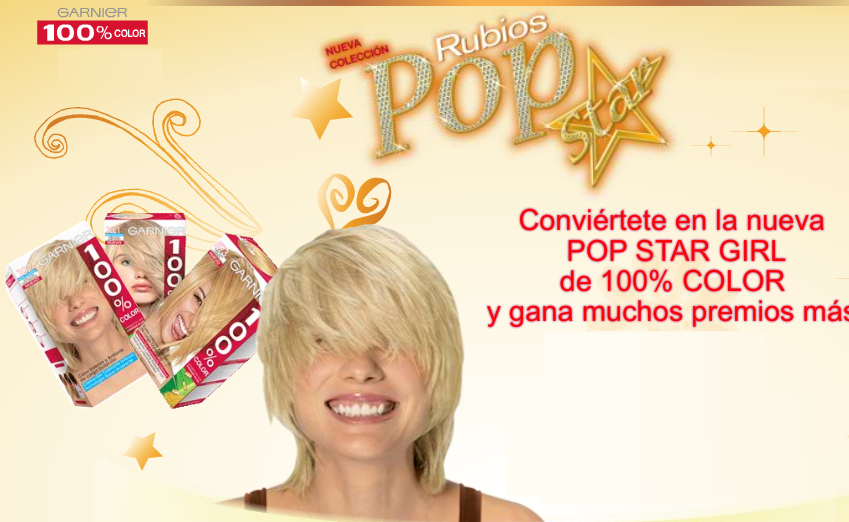 Concursos y premios: Concurso Garnier Popstar Girl Mexico 2010