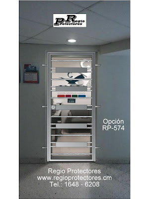 Regio Protectores®: Regio Protectores, Diseño de reja para oficina PAE ...