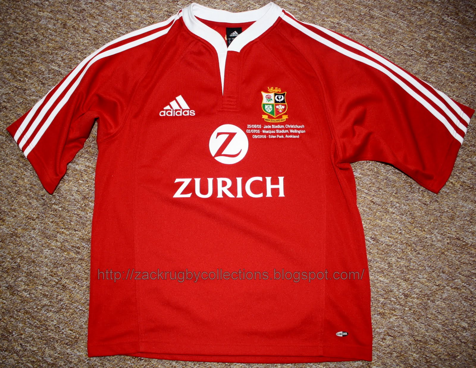 ZackRugby Collections®: Special Edition: British and Irish Lions SS Pro ...