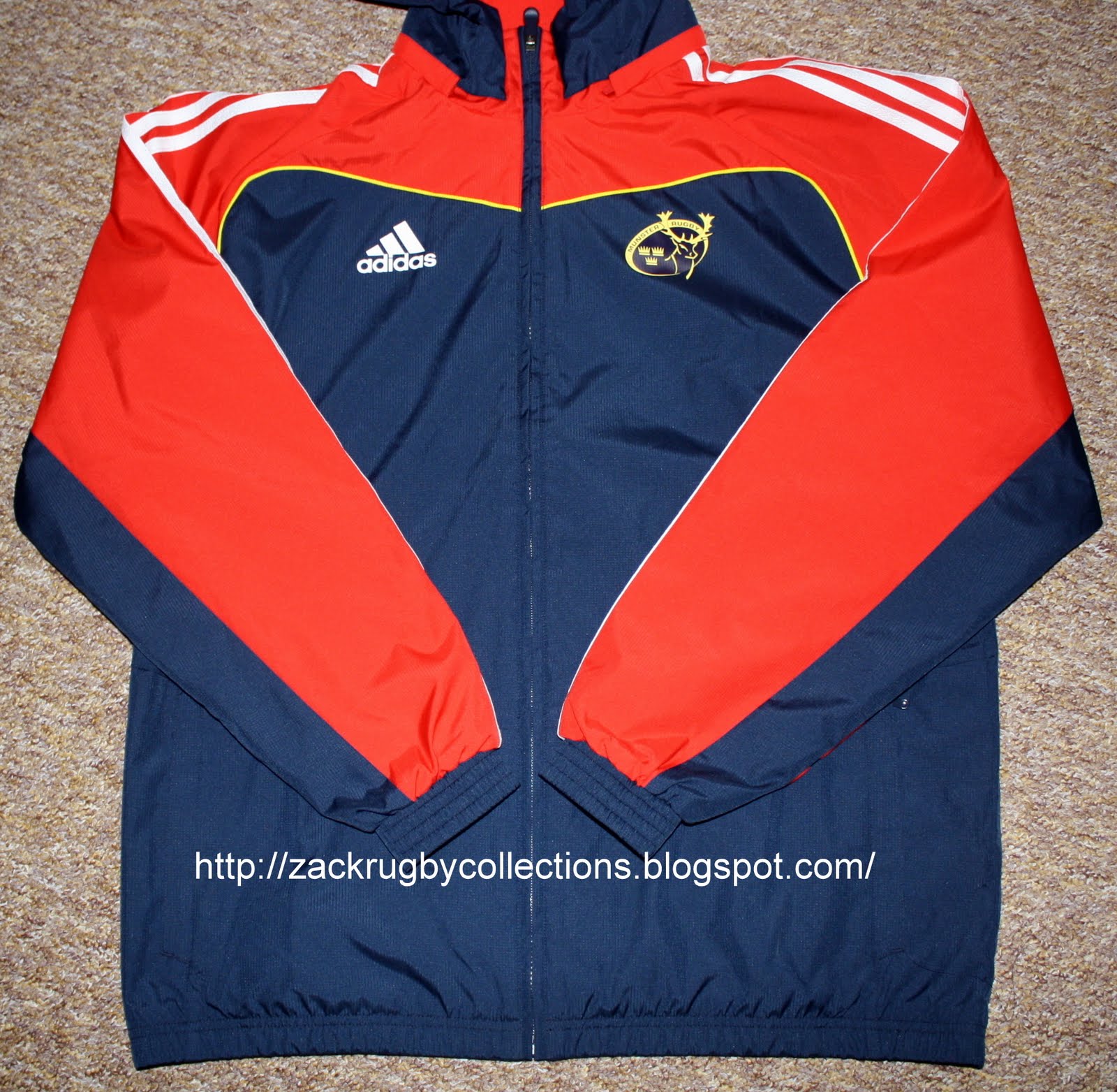 ZackRugby Collections®: Munster All Weather Rugby Rain Jacket
