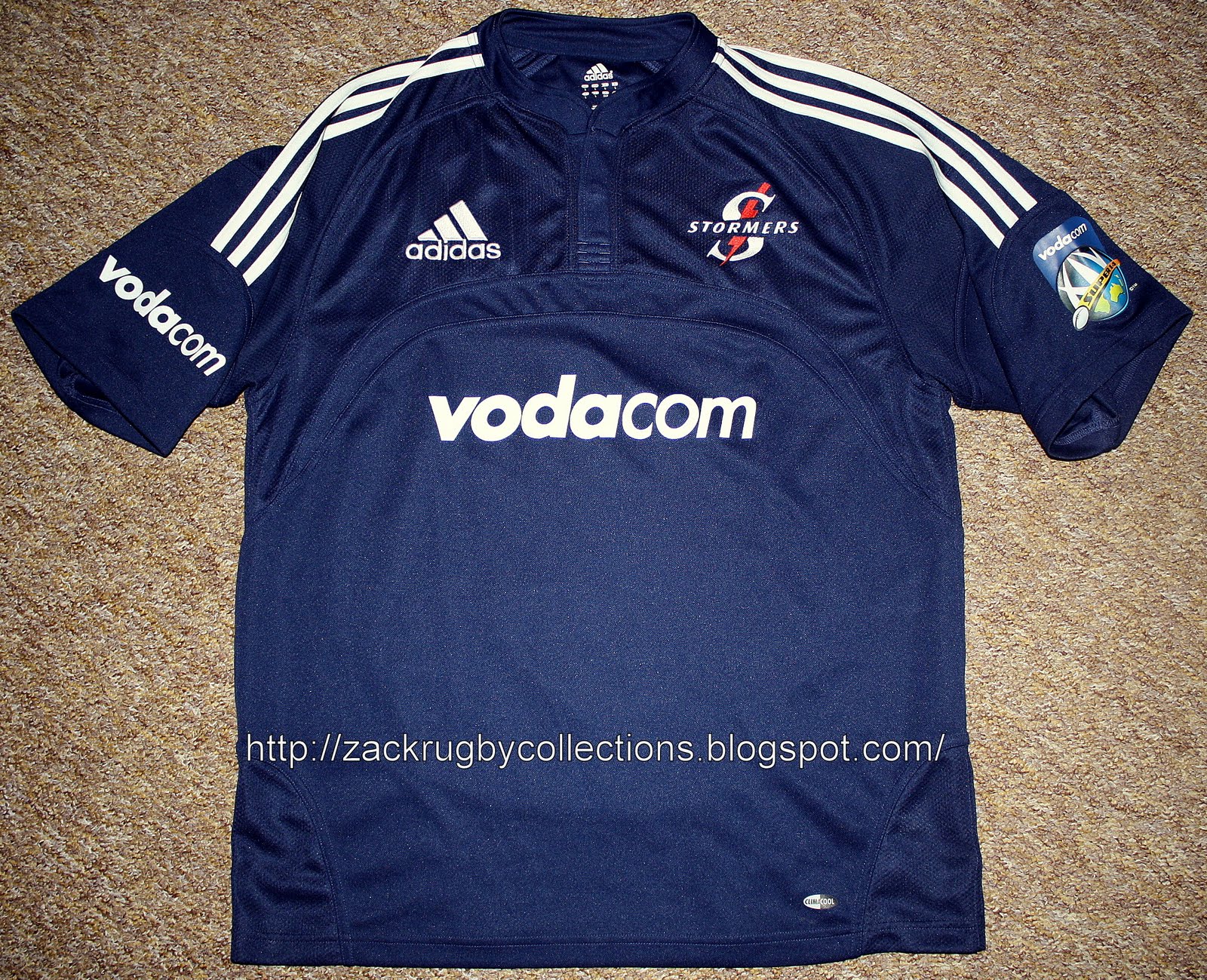 ZackRugby Collections®: Stormers SS Pro S14 2008/2009 Rugby Jersey