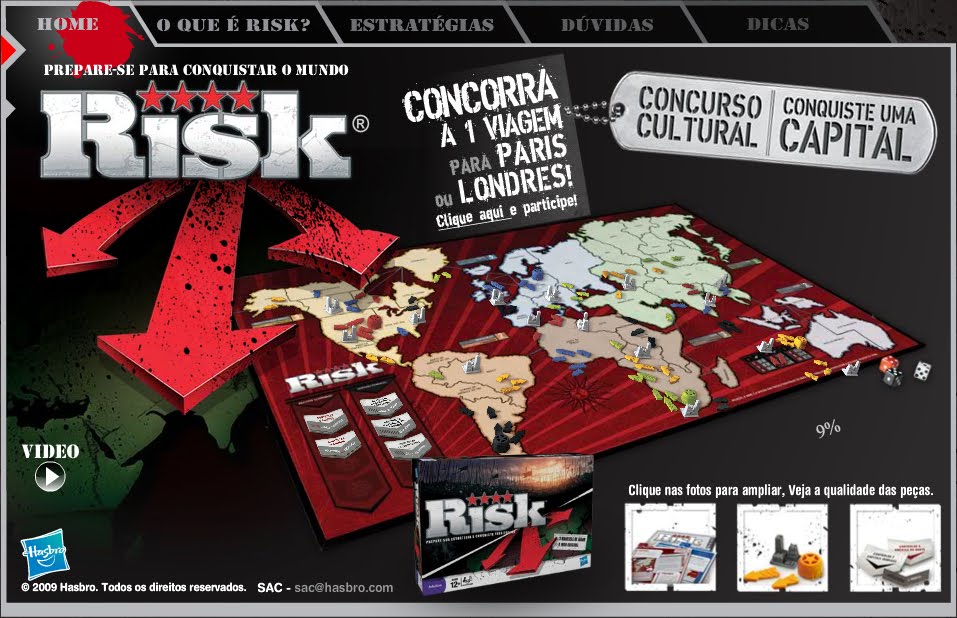 Zona Negativa: Promoção Risk: Conquiste uma Capital