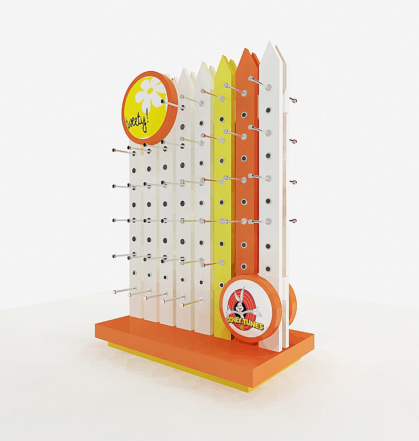 fabrics + sewing: Product Display Rack