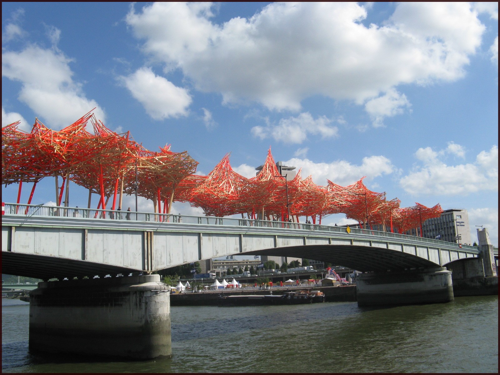 ROUEN EN IMAGES: FEU D'ARTIFICE DU PONT BOIELDIEU