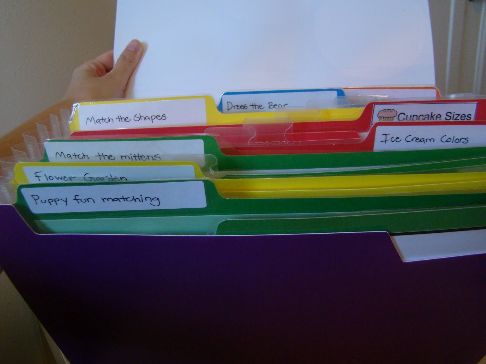 Just Enough Style: File Folder Games