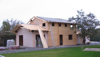 Maison en Bois Massif: Ecran de sous toiture, Volige