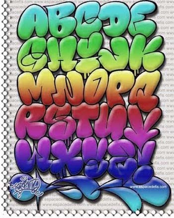best graffiti inspiration: Graffiti Alphabets Full Color