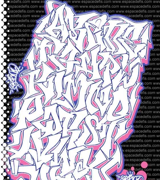 Graffiti on the wall: FREE GRAFFITI ALPHABETS >> Graffiti Alphabet ...