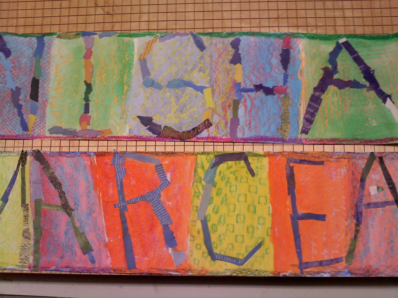 Color is My Day: Name Collages