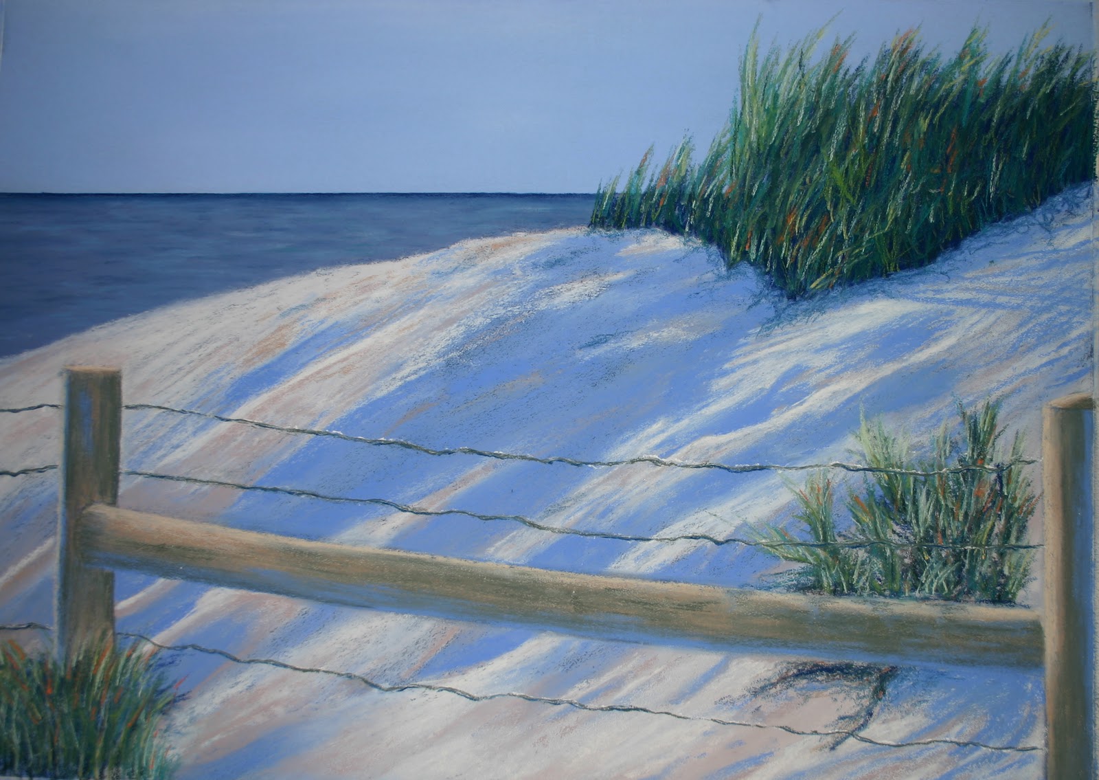 Ann Steer Gallery - Beach Paintings and Ocean Art: Artwork - Evening ...