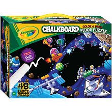 Crayola Chalkboard Floor Puzzle Review! – showmemama.com