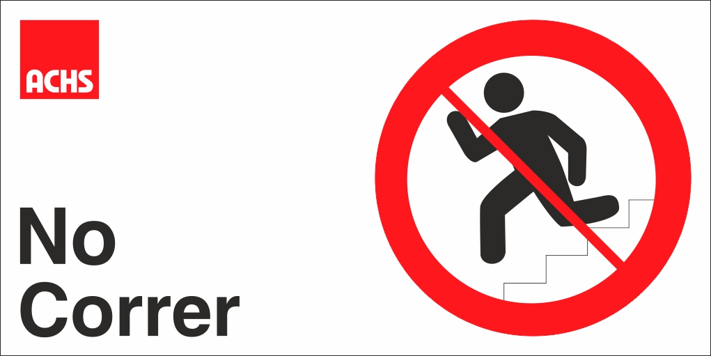 Señalamientos de no correr - Imagui